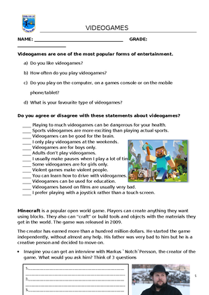 Reading Comprehension and Writen Test - I. READING COMPREHENSION 9 ...