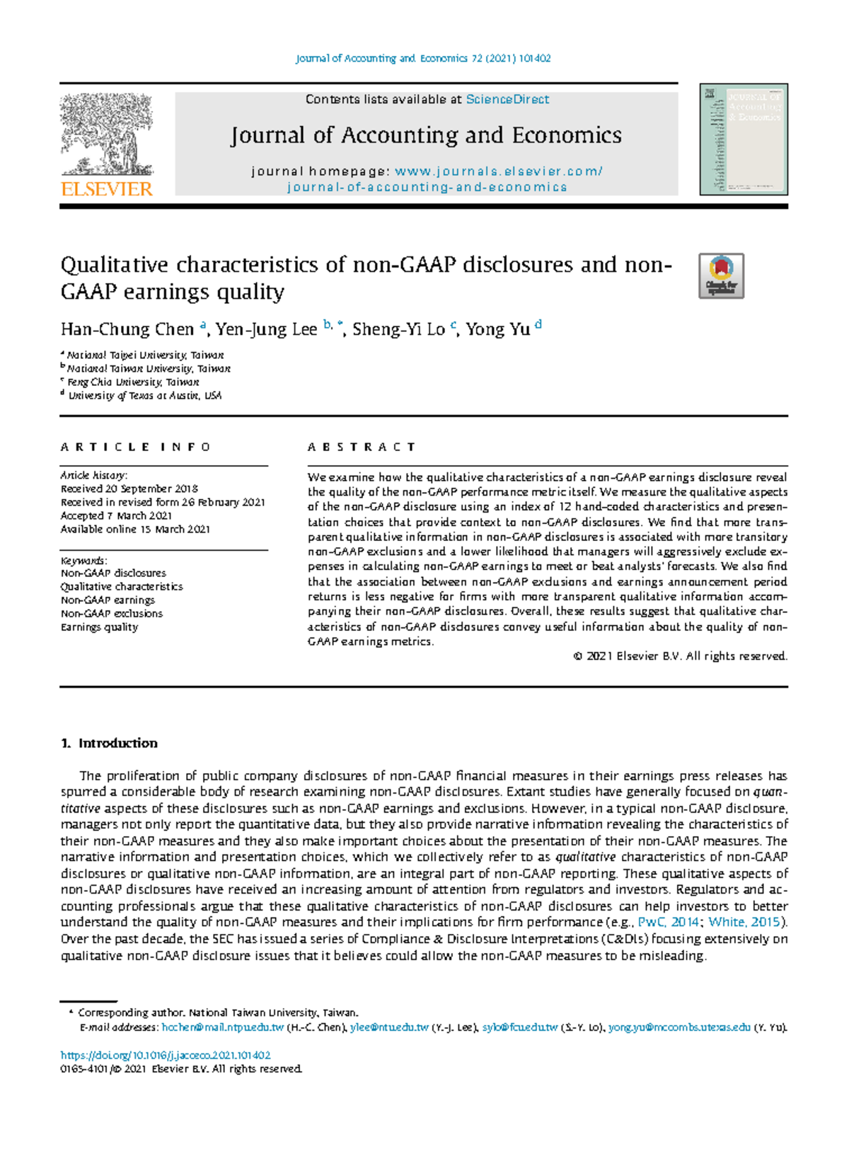 1-s2 - nice - Qualitative characteristics of non-GAAP disclosures and ...