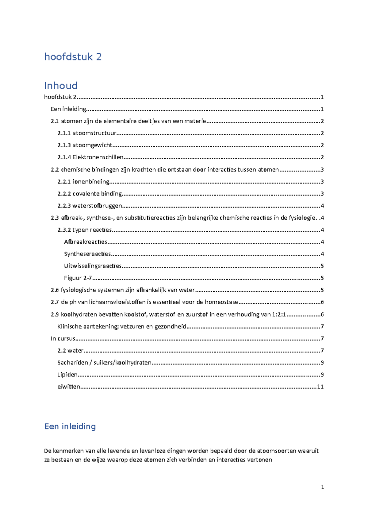 Hoofdstuk 2 - hoofdstuk 2 Inhoud hoofdstuk - Studocu
