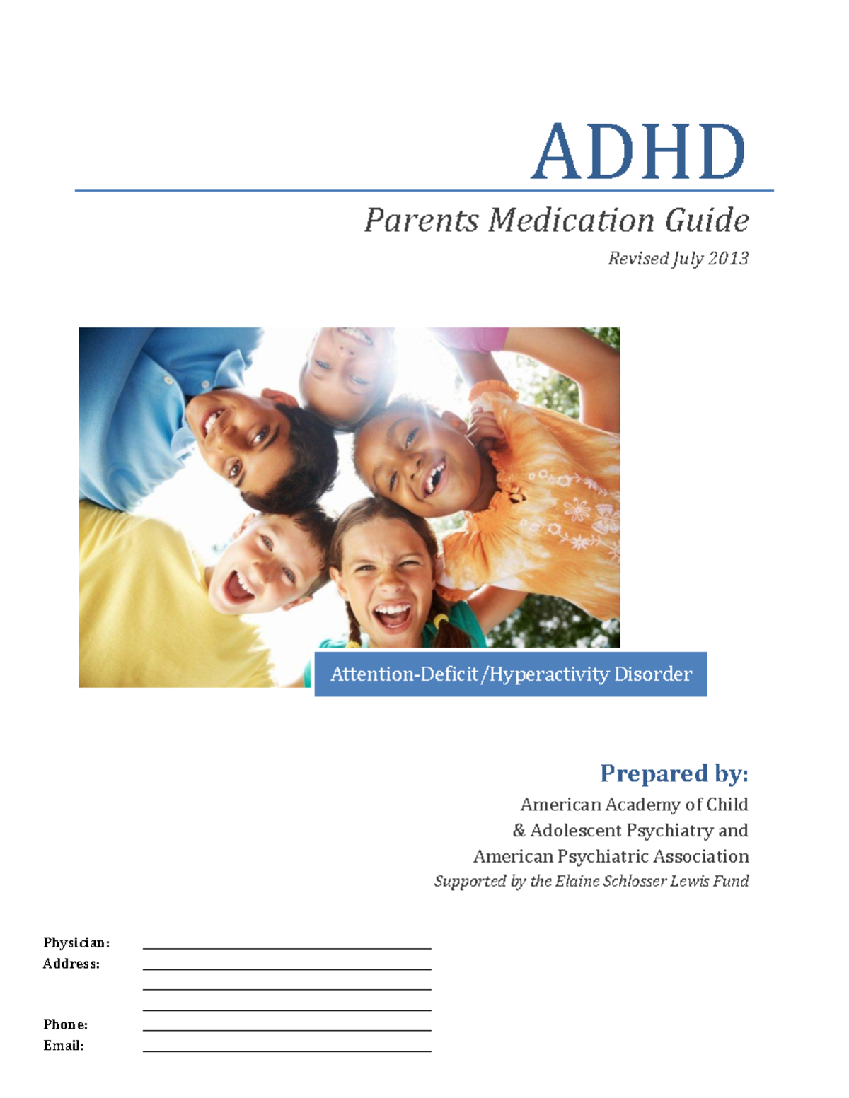 Adhd parents medication guide - ADHD Parents Medication Guide Revised ...