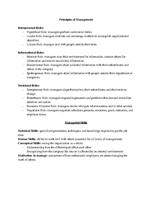 Principles of Management Chapter 10(Questions and Answers) Con ...