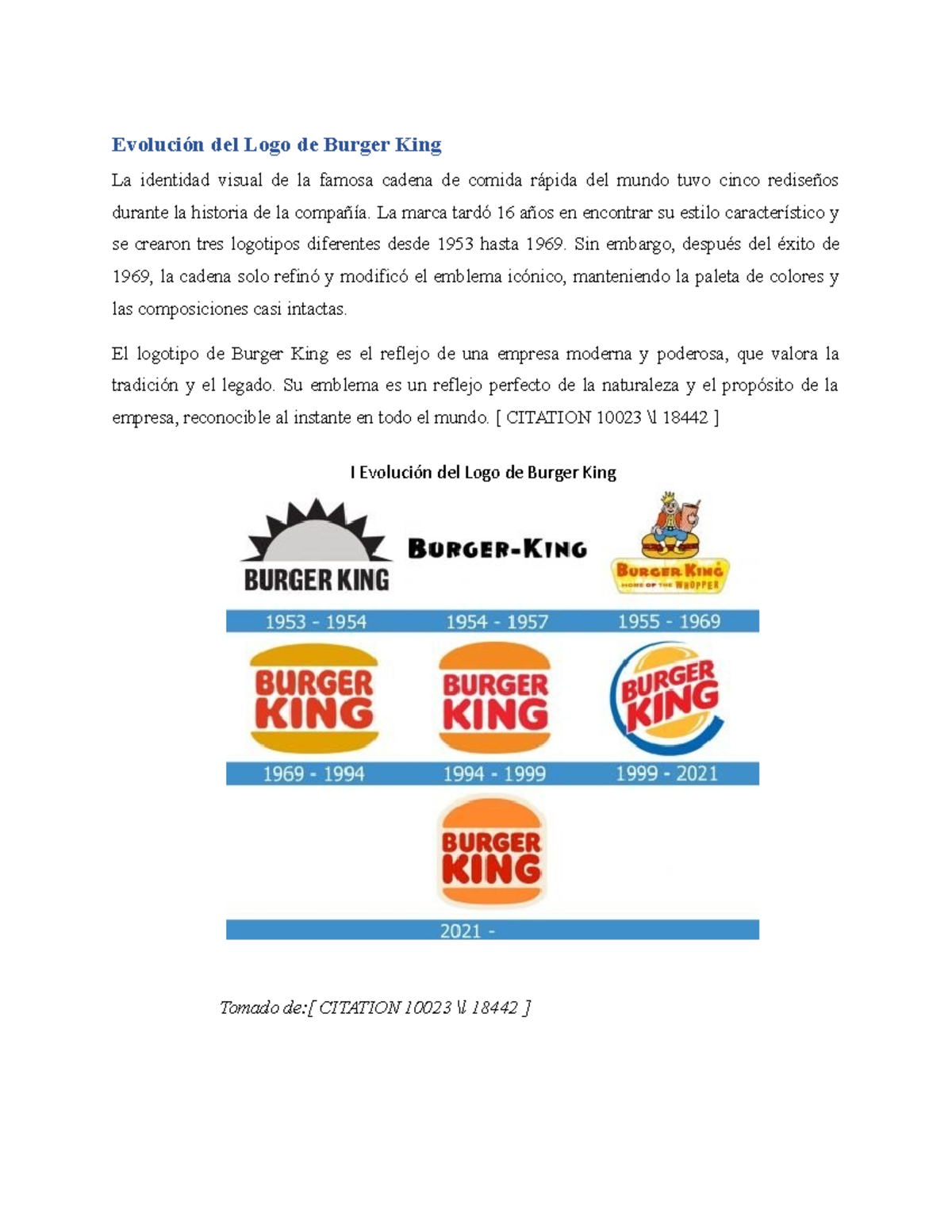Evolución del Logo de Burger King Actualizada - Evolución del Logo de ...