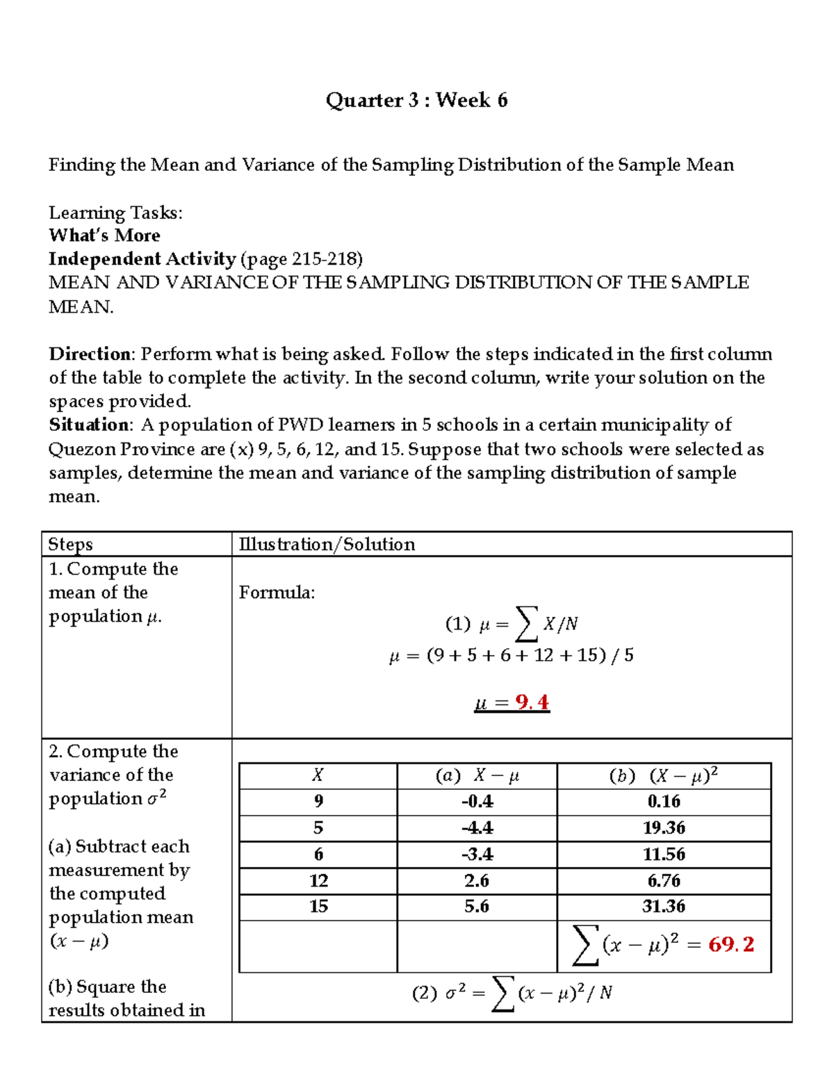 Quarter 3 - I hope this will help you so much. This learning i easy ...