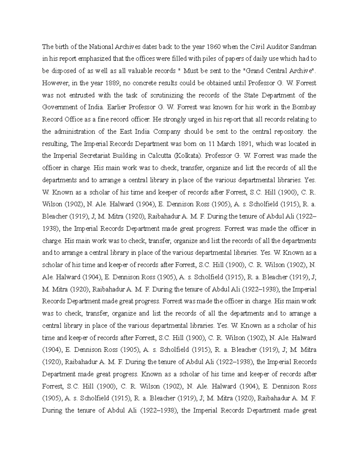 Archives- Intro- English-2 - The birth of the National Archives dates ...