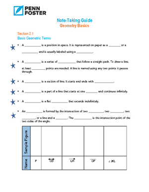 Unit 3 - Transformations - Main Ideas/Questions Notes/Examples A ...