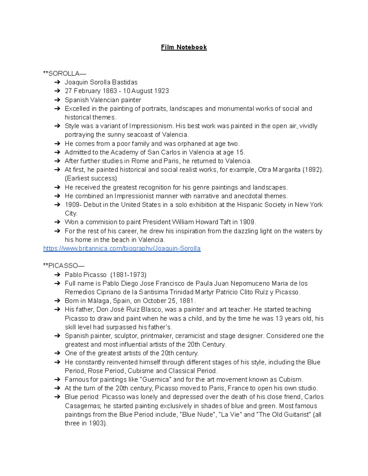 Film Notebook Terms - The teacher is David Nordlund. Before starting to ...