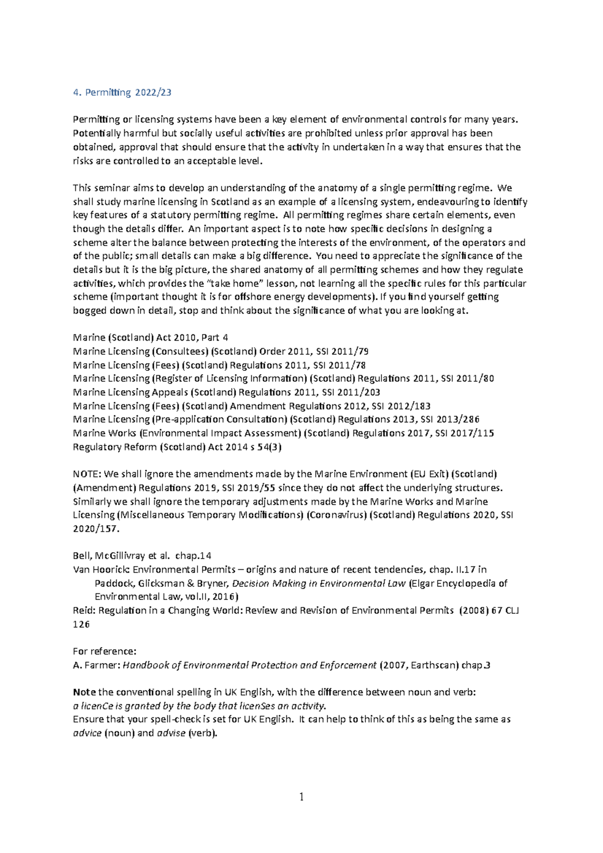 Sem 4 permits - Permitting 2022/ Permitting or licensing systems have ...
