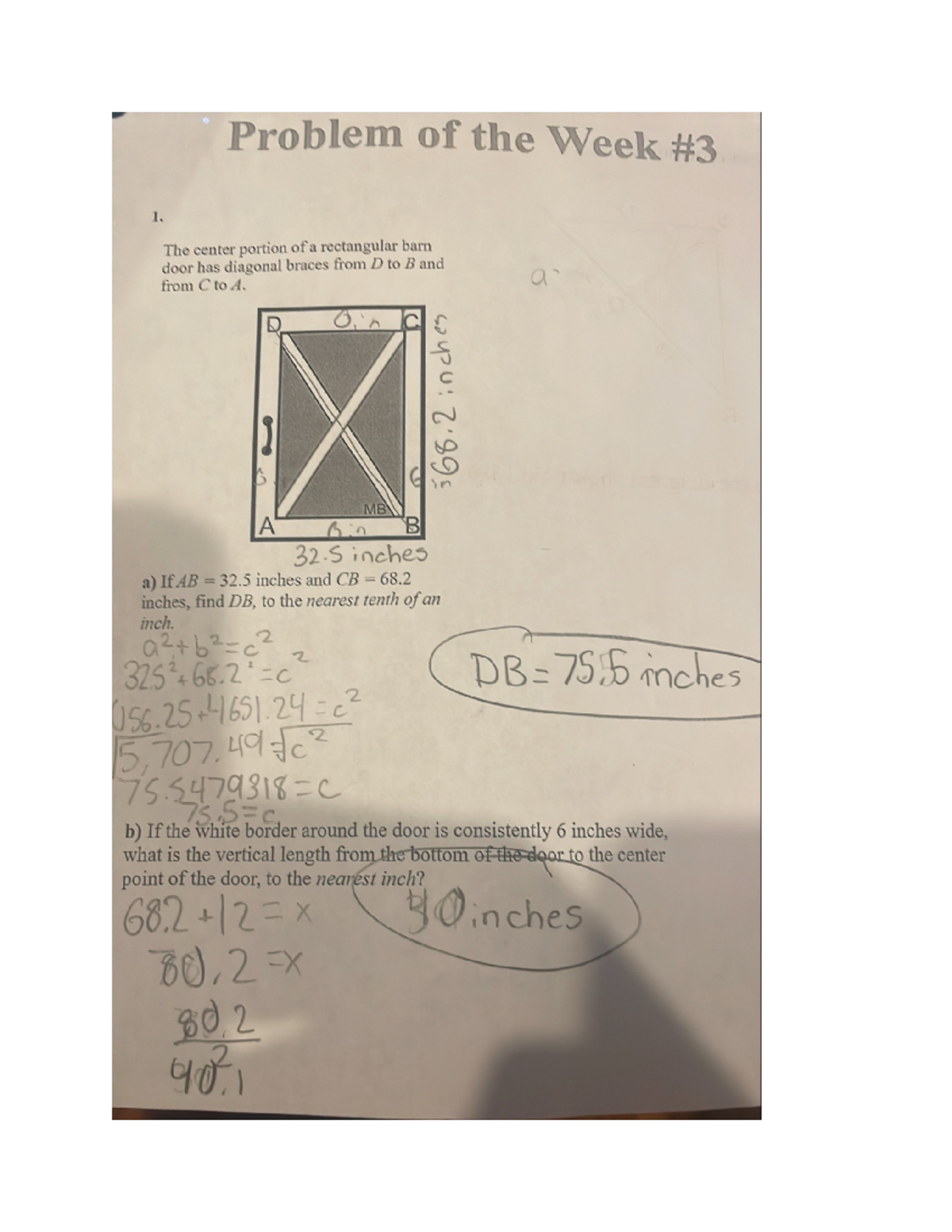 Problem Of The Week #3 - Studocu
