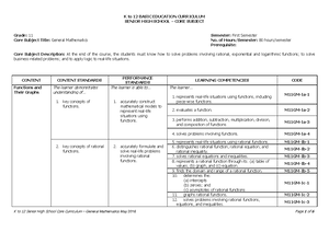 NMP format - NMP new subject - School: Queens Row ES Grade Level: Two ...