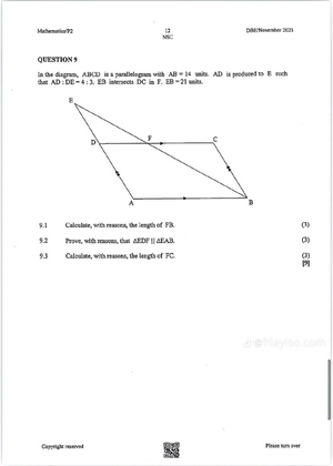 Grade 11 Number patterns - Grade 11 Patterns Notes Revision of linear ...