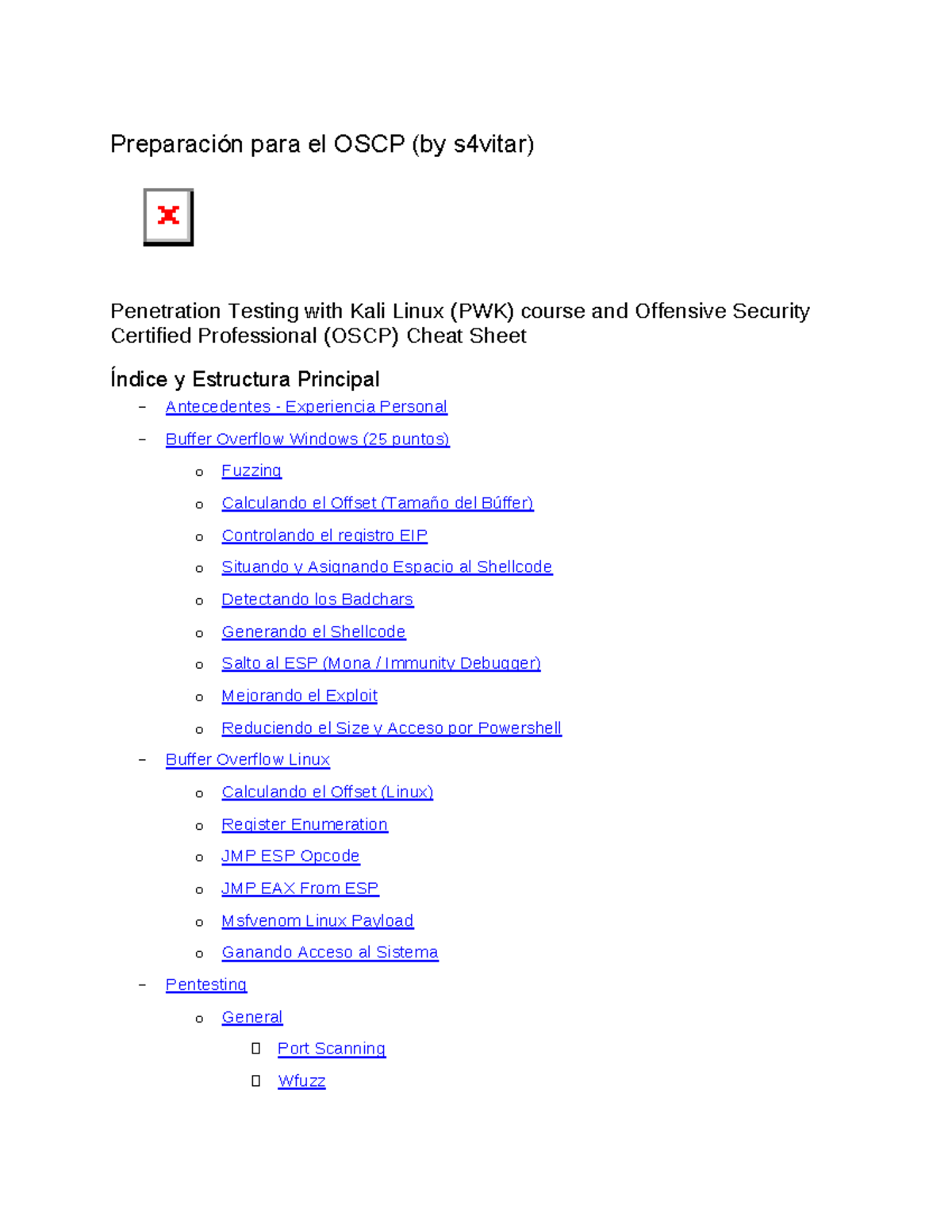 Preparación para la certificacion OSCP S4vitar - Preparación para el ...