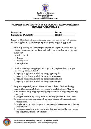 Science-SSES-2 Elementary Level - Republic of the Philippines ...