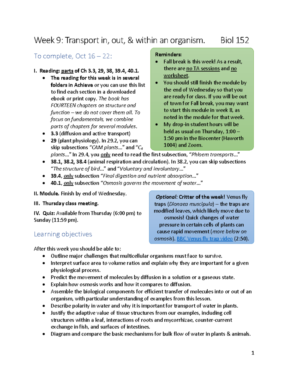 9-Module-Transport 20231003 - Week 9 : Transport in, out, & within an ...