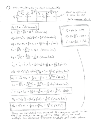 ECE-201-R10 - Electric Circuits CourseWork Recitation Problems with Solutions - ECE 201 - Studocu