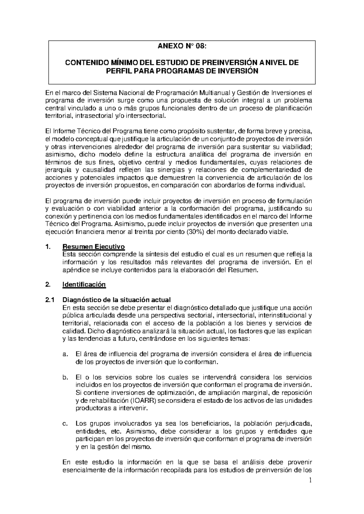 Anexo 8 directiva 001 2019 EF6301 - En el marco del Sistema Nacional de ...