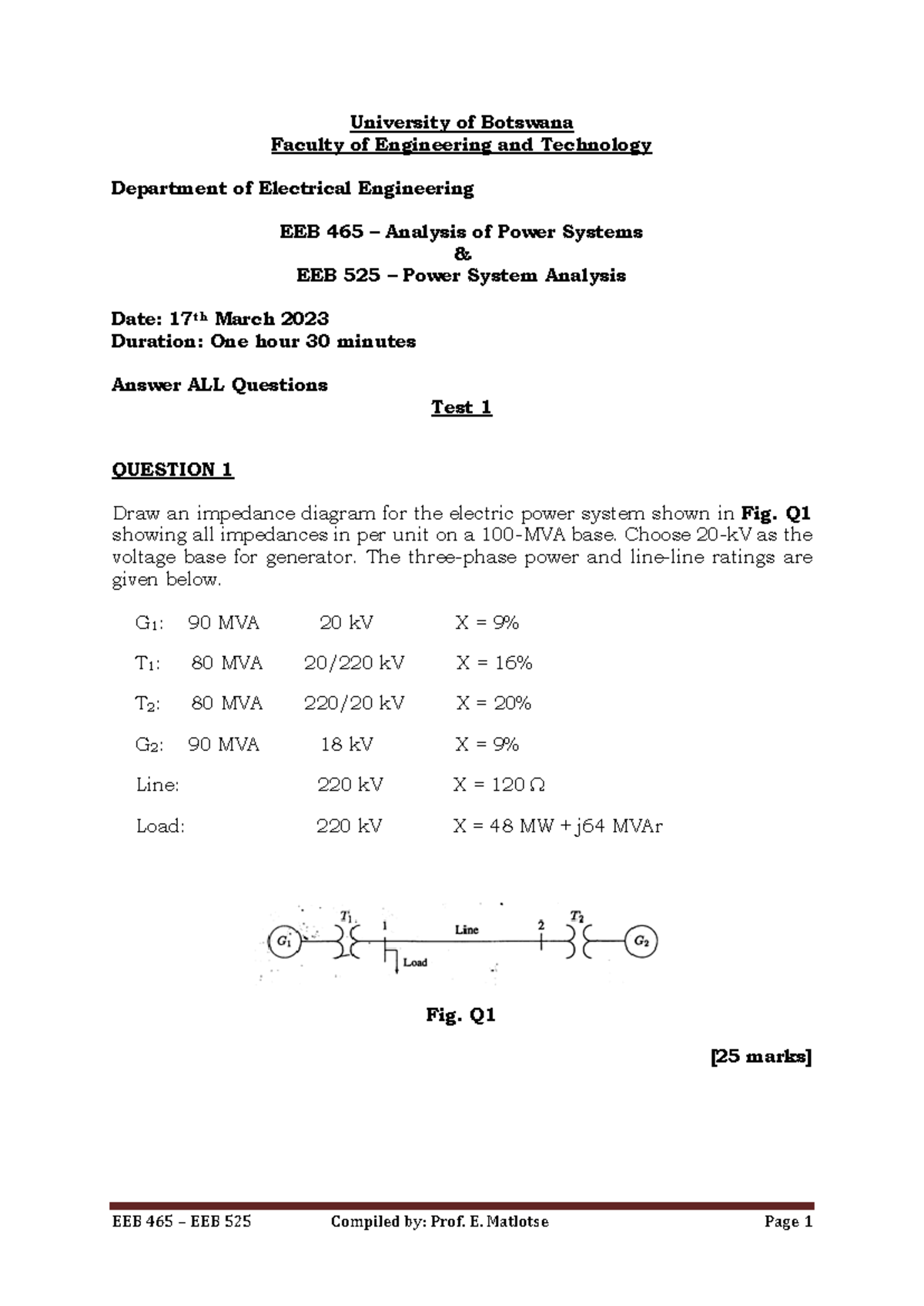 EEB465-EEB 525 test 1 23/24 - EEB 465 – EEB 525 Compiled by: Prof. E ...