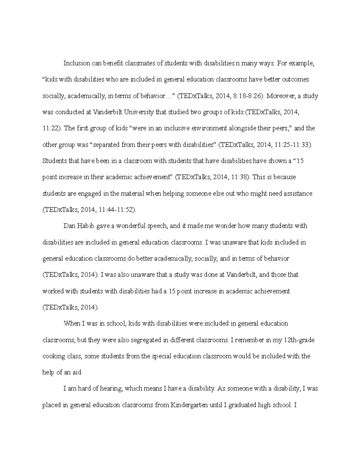 Disabling Segregation - Inclusion can benefit classmates of students ...