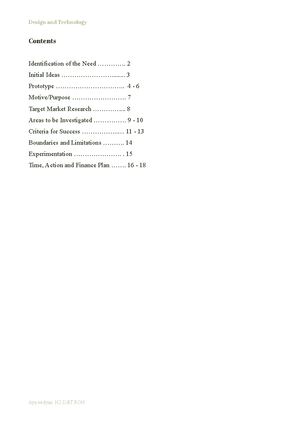 Design folio 2019 year 12 major updated - 31183065 Major Design Project ...