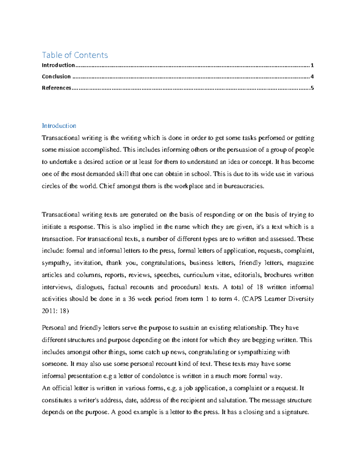 Transactional Writing Warning TT Undefined Function 22 Table Of