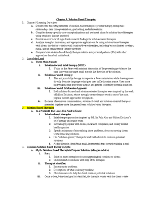 Final exam chapter 6 experiential - Chapter 6: Experiential family ...