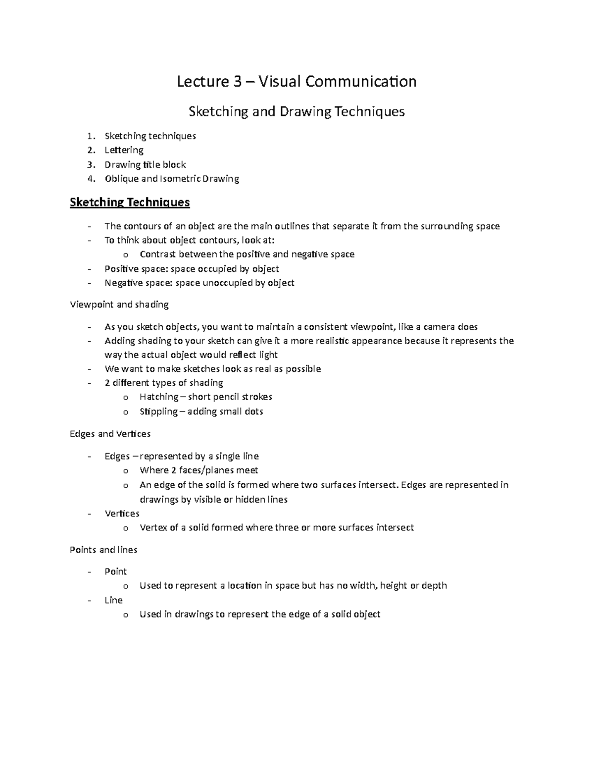 ECOR 1047 Visual Communication Lecture 3 - Lecture 3 – Visual ...