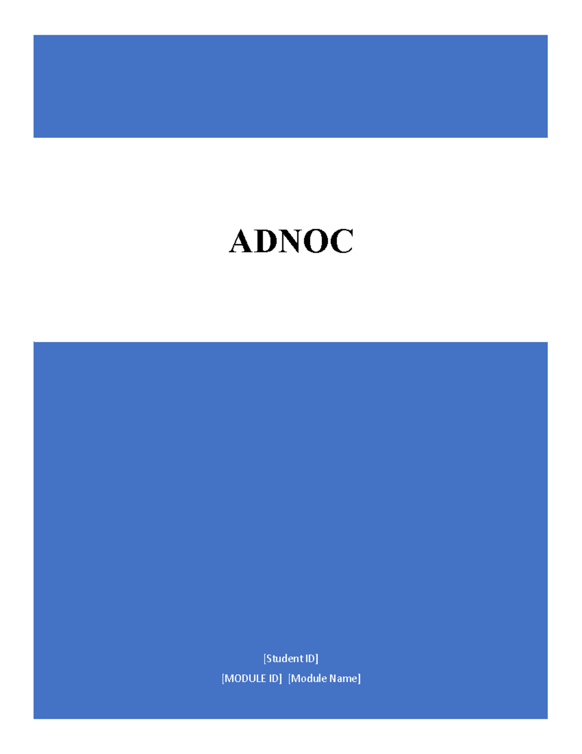 Adnoc - My work for the degree which i am using to get help. - [Student ...