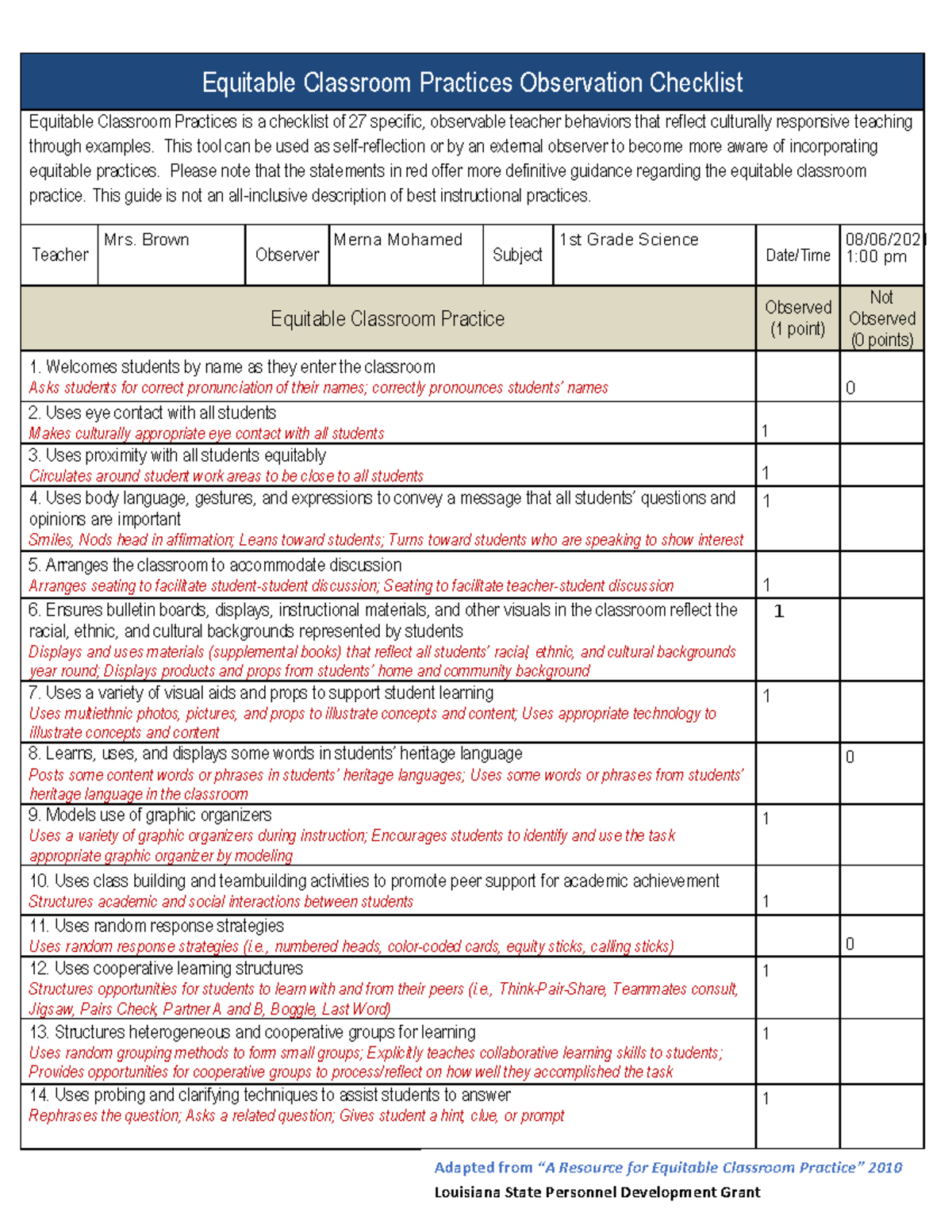 Video Checklist 2 - EDUC 5309 - UT Arlington - Studocu