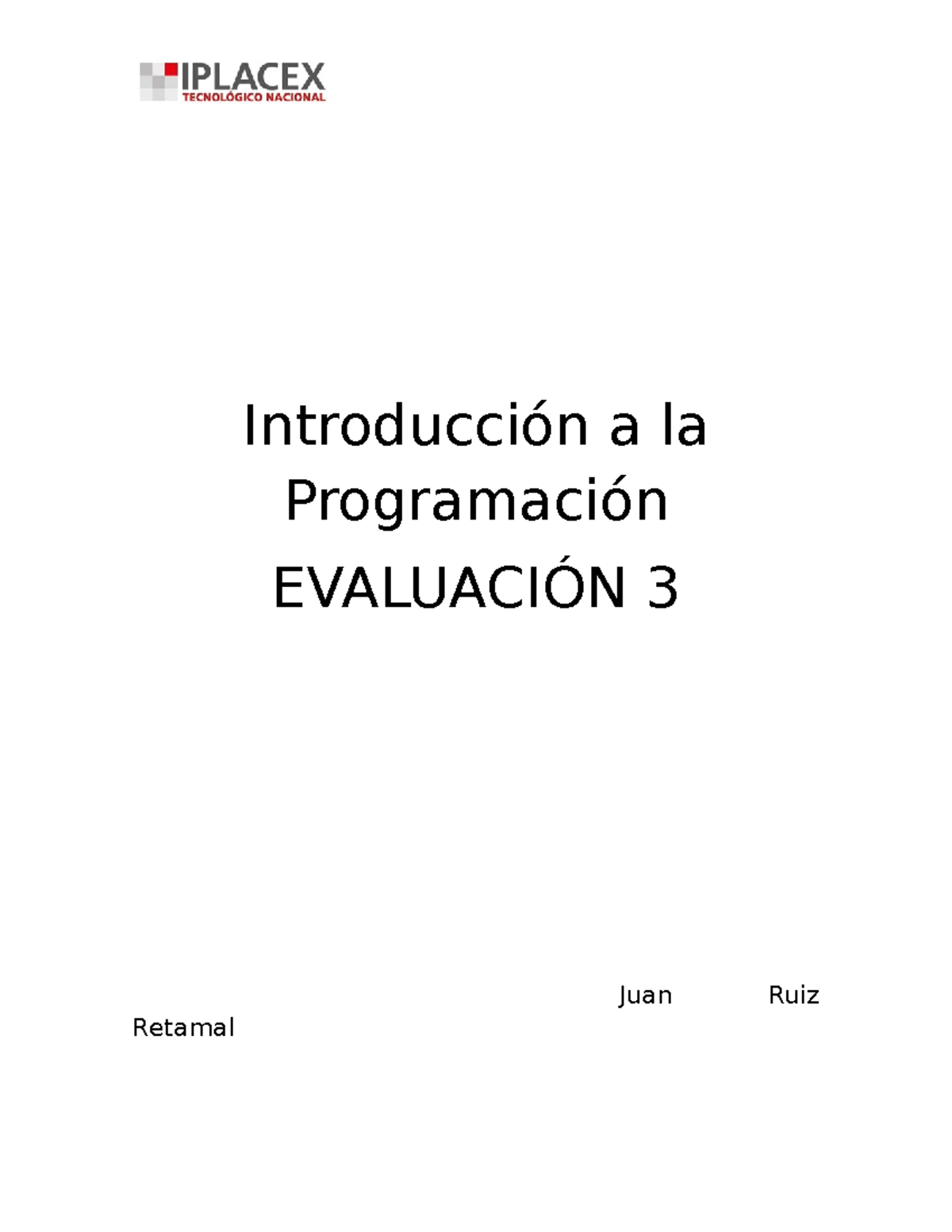 Introduccion a la programacion semana 6 - Introducción a la ...