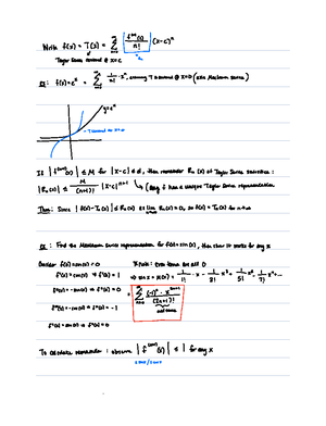 Calculus 2 Comparison test, Alternating series test for convergence ...