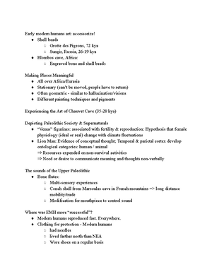 Arch 2-9 - Lec Notes - Disproportionate numbers of serving ceramics ...
