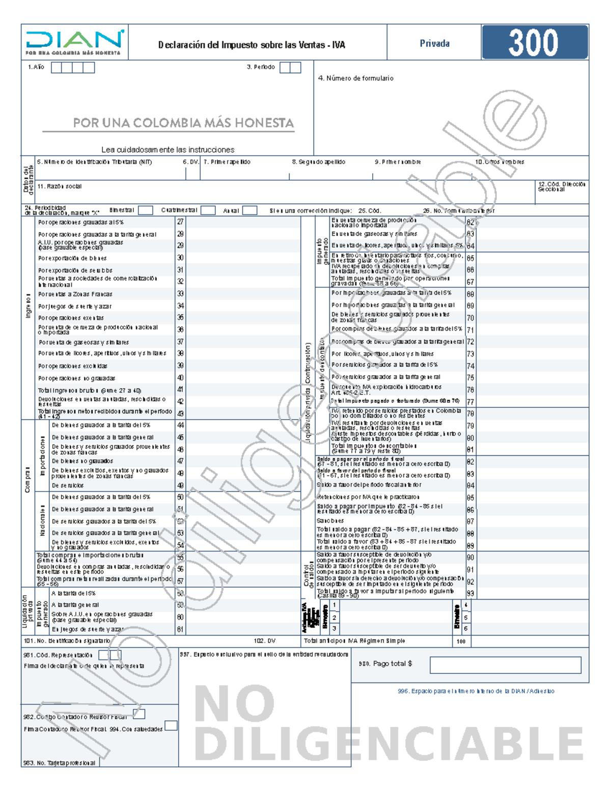 Formulario 300 2020 (1) unlocked - Ingresos Compras No. Tarjeta ...