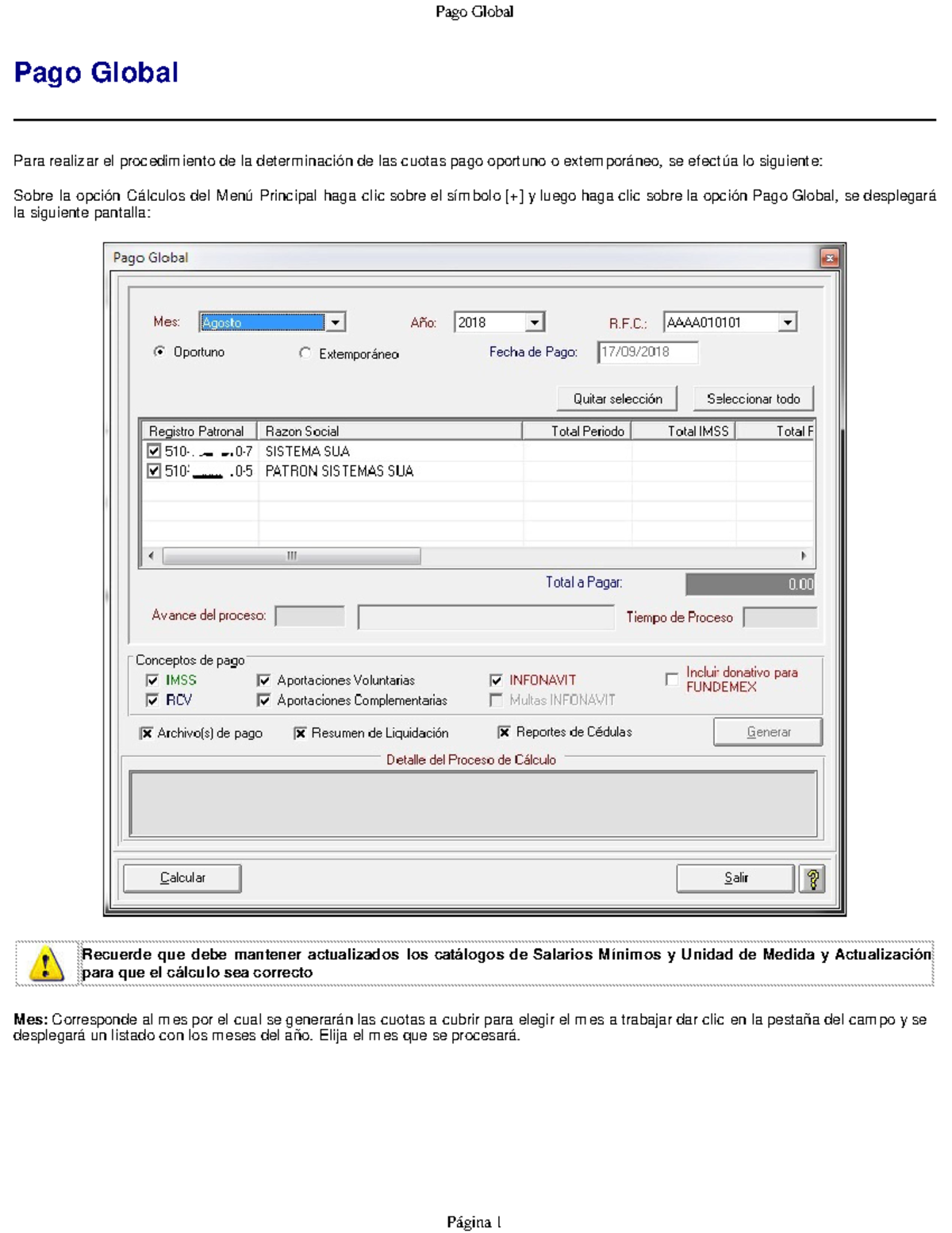 19 pago global - REALIZAR PAGOS DE CUOTAS IMSS - Pago Global Para ...