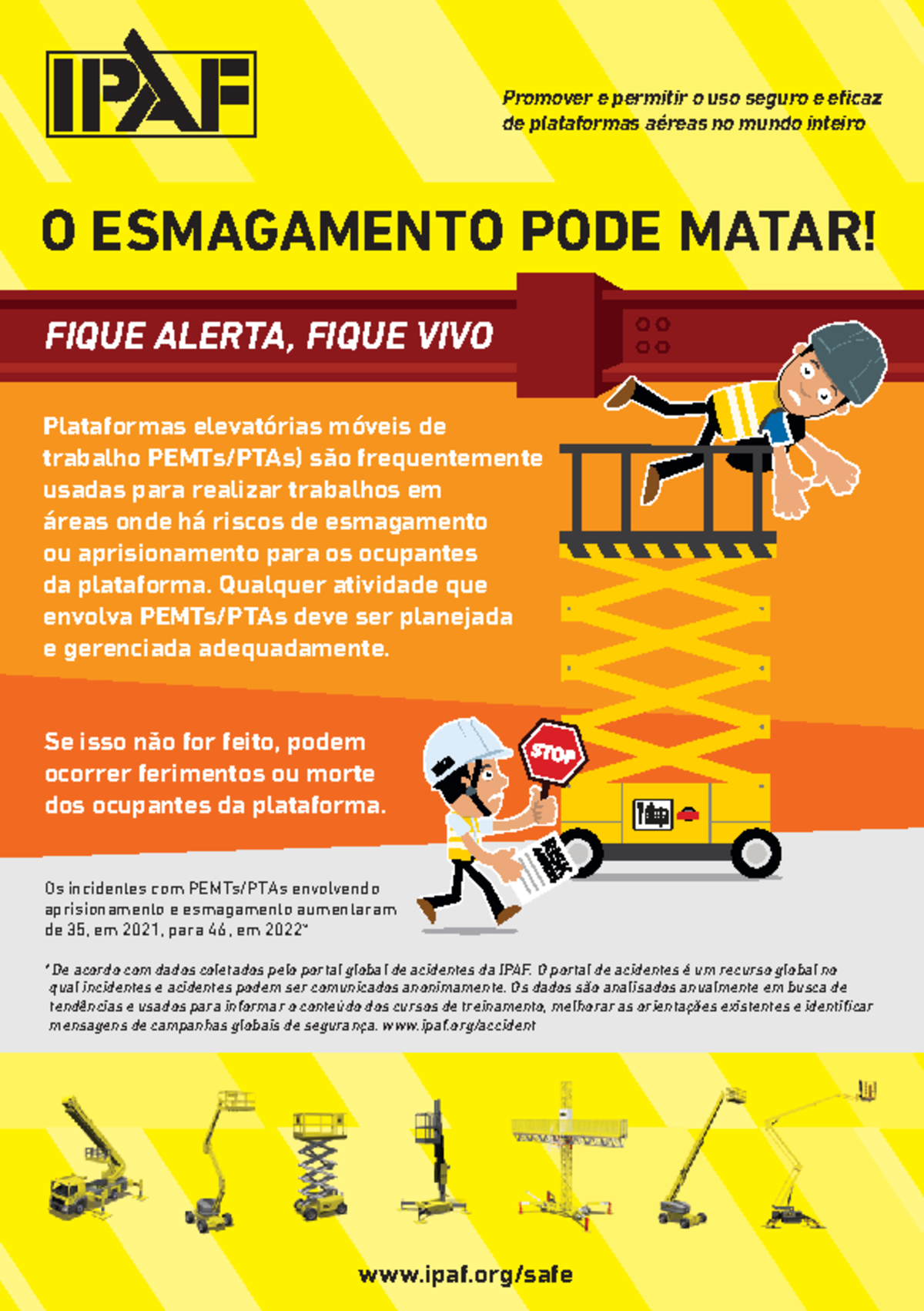 IPAF 39259 - Crushing Can Kill (TE-1182-0124-1-pt) - Promover e permitir o uso seguro e eficaz ...