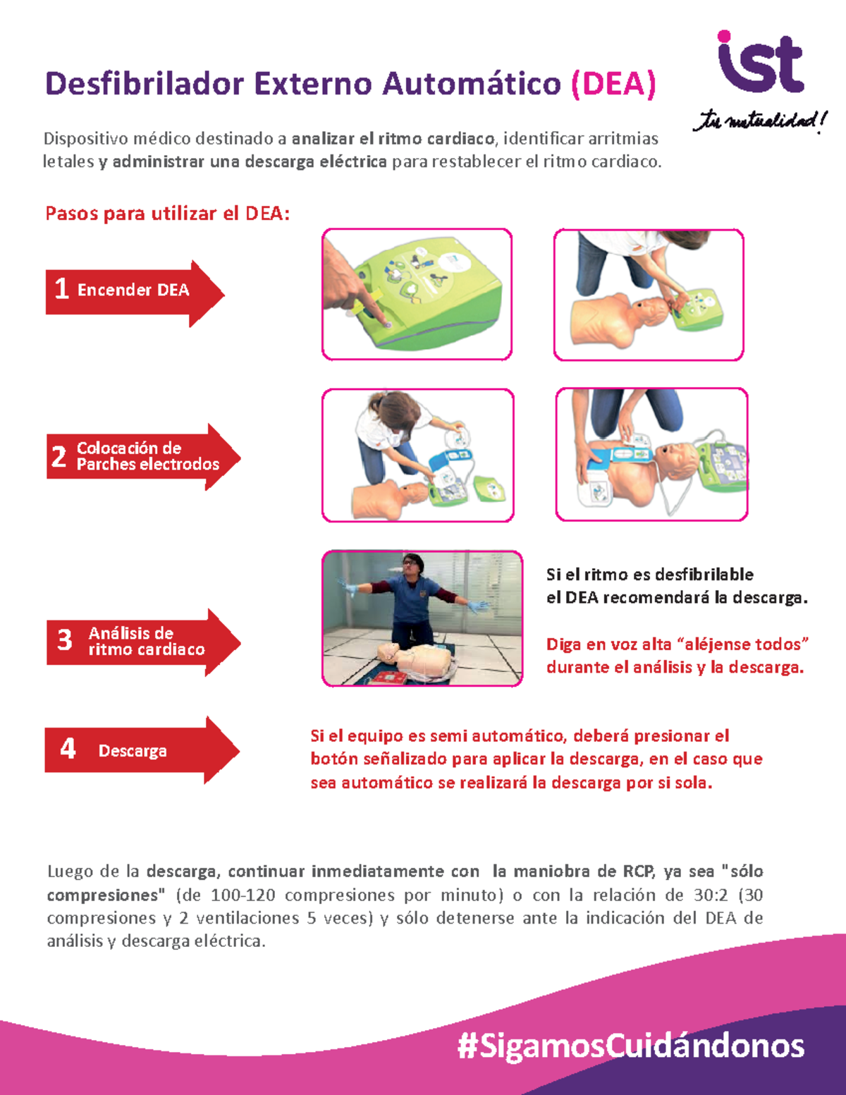 DEA - trabajo pdf - Si gamosCuidándonos Desfibrilador Externo ...