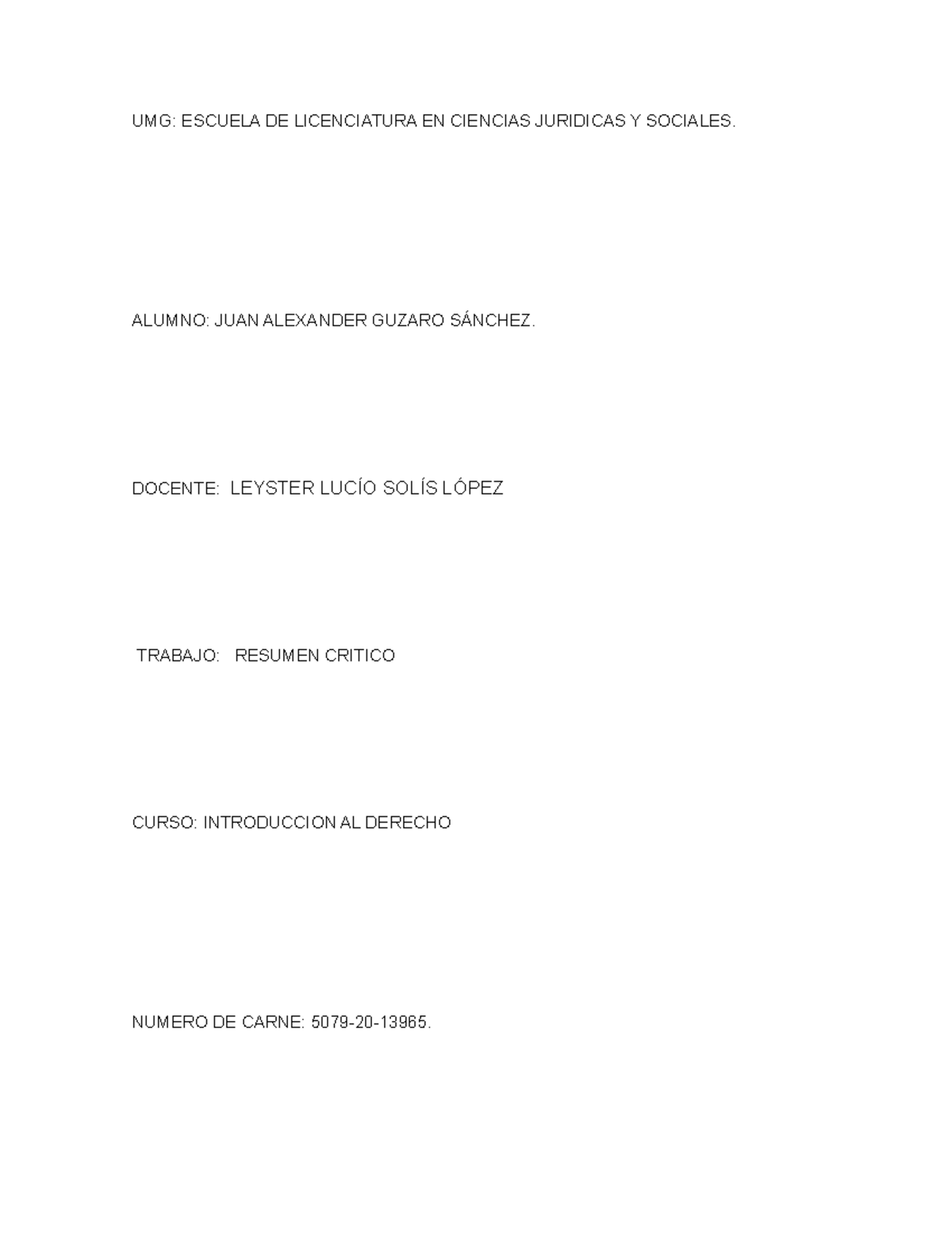 Alex division - rgerg - UMG: ESCUELA DE LICENCIATURA EN CIENCIAS ...