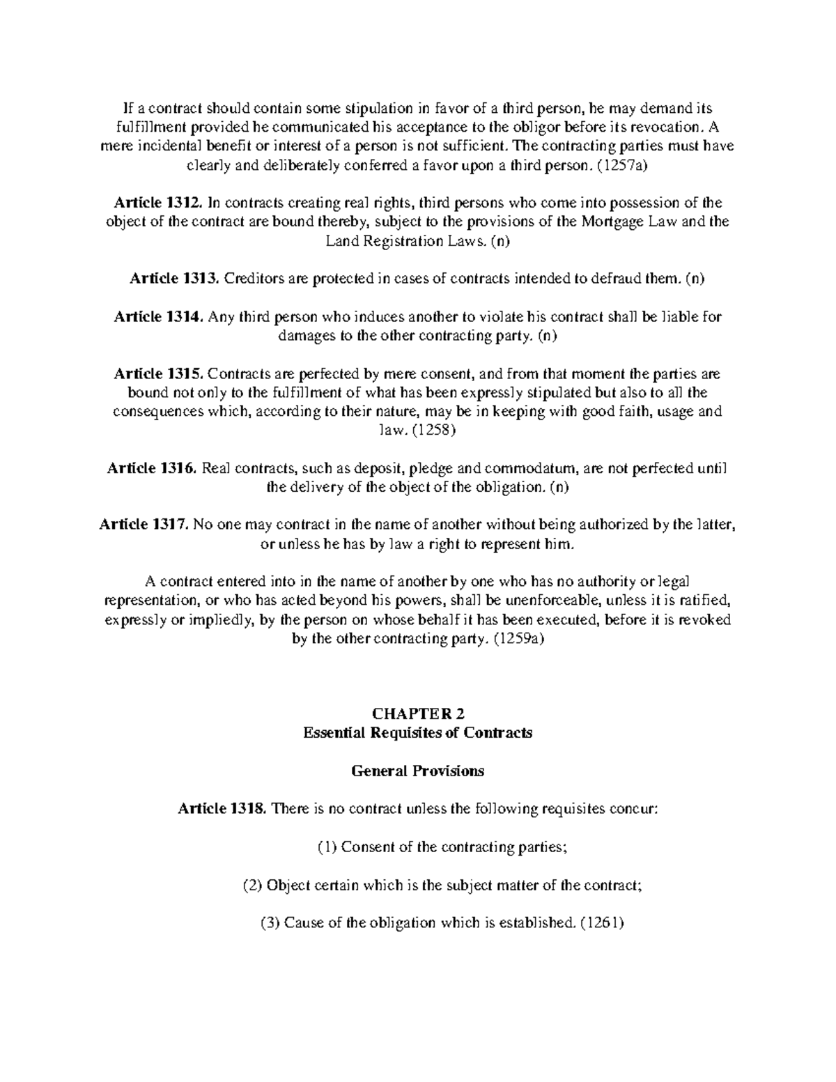 PHL50160-64 - If a contract should contain some stipulation in favor of ...