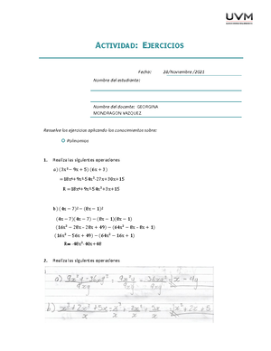 Actividad 3 Programacion estructurada - ACTIVIDAD III: RESOLUCIÓN DE EJERCICIOS SOBRE ...