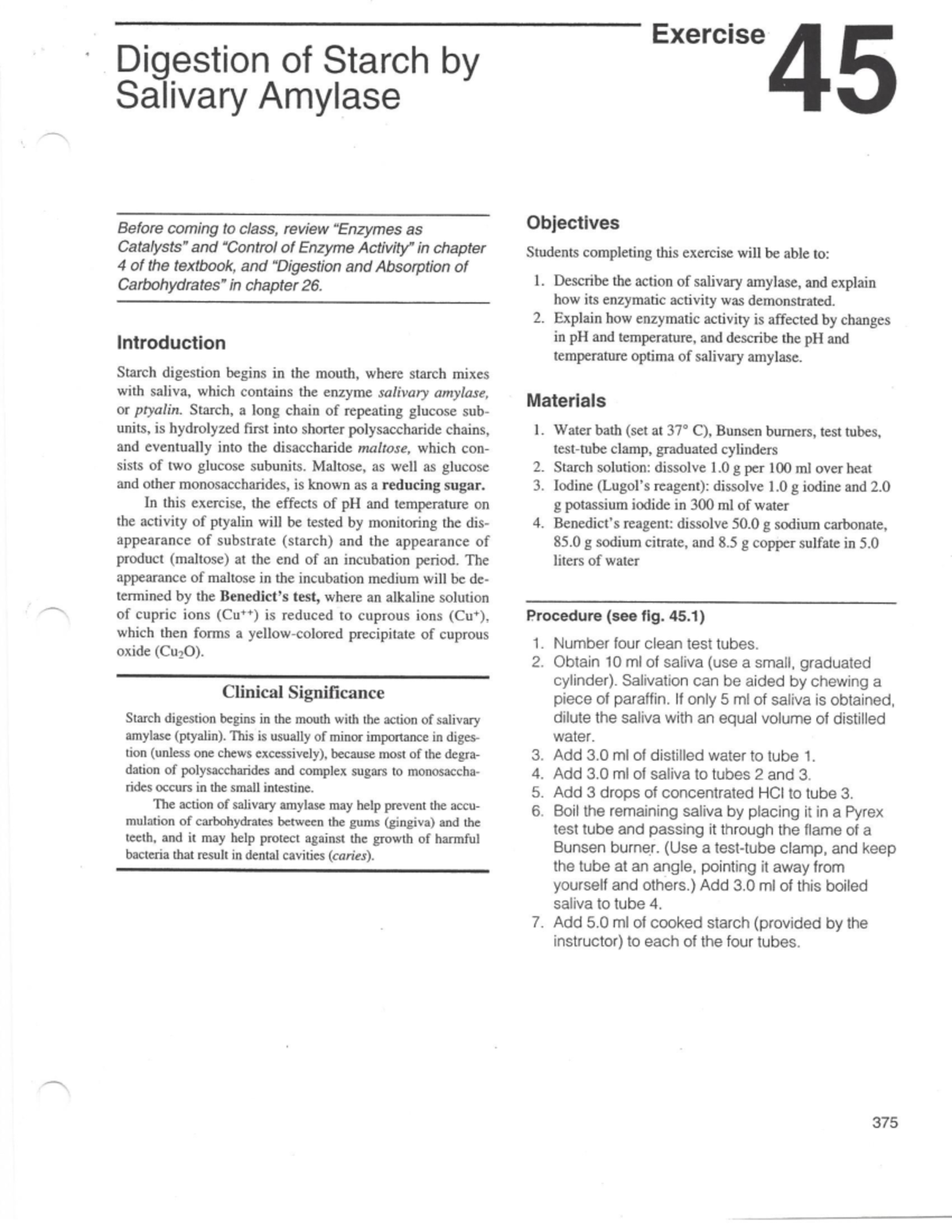 Digestion Lab Worksheets - BIO 230 - Studocu