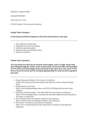 Cj-205 Project One - Stephanie Ledbetter StudentId# Date: August 5th ...