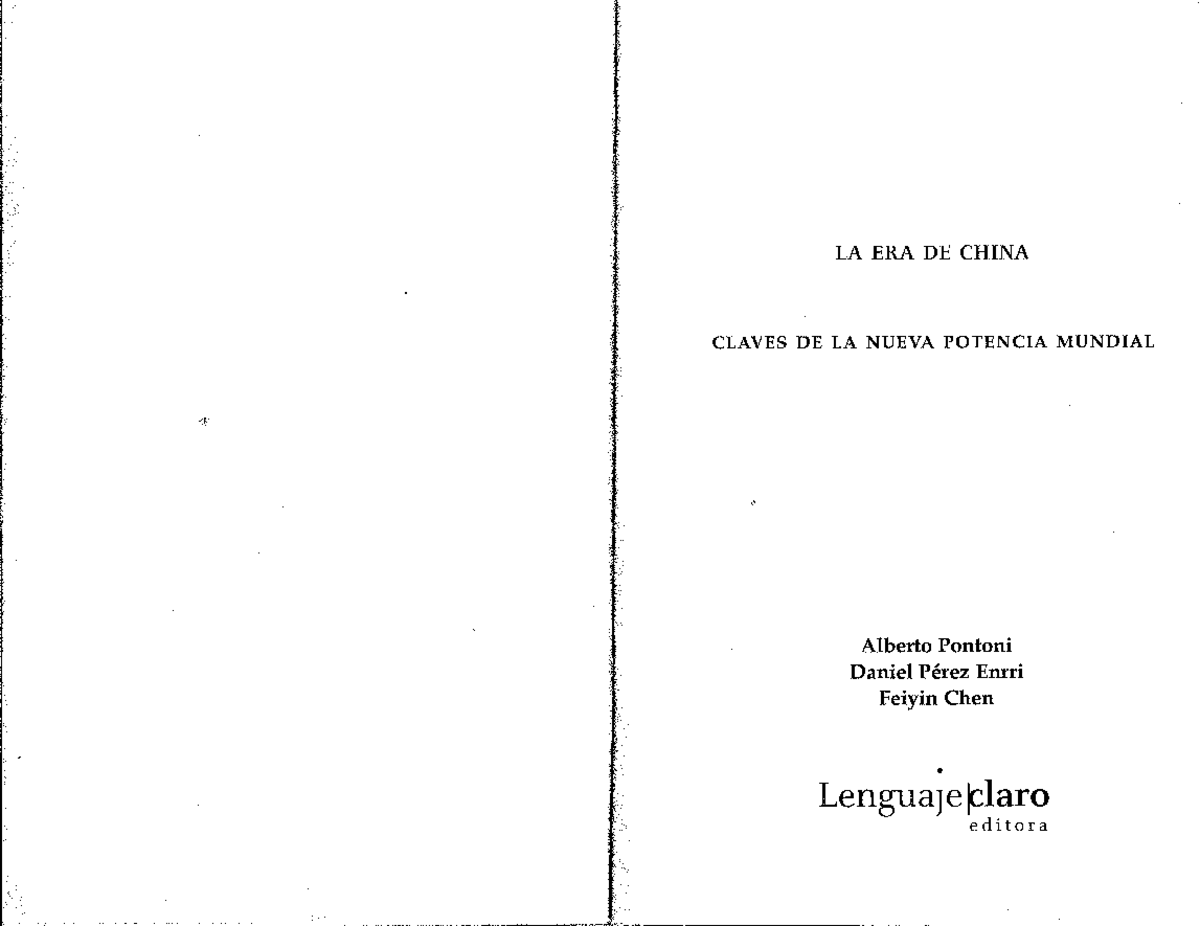 Pontoni-China claves de la nueva potencia induustrial.material de clase ...