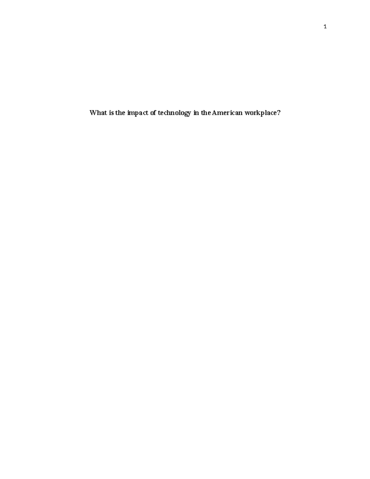 Cause And Effect Toulmin Argument Assignment What Is The Impact Of Technology In The American