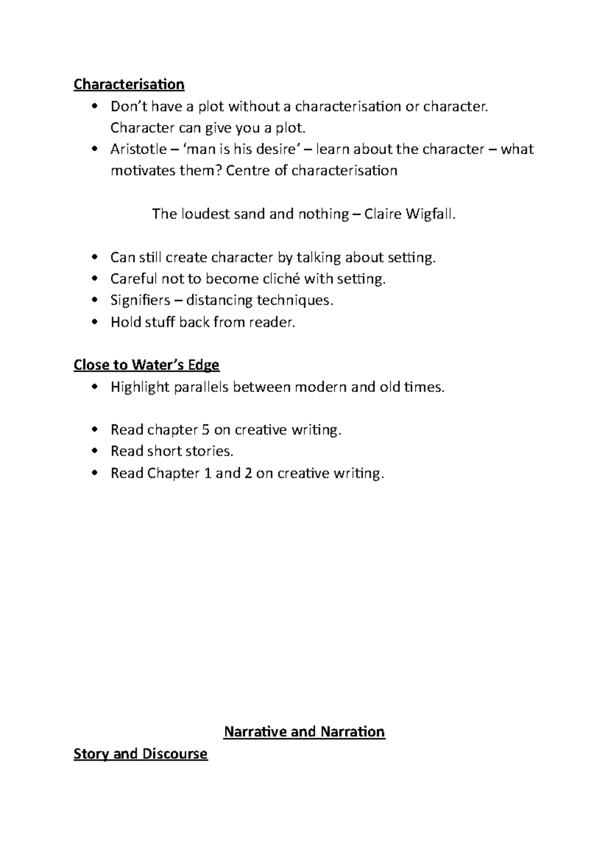 Characterisation Narrative In The Short Story Characterisaion Don t characterisation-narrative-in-the-short-story-characterisaion-don-t