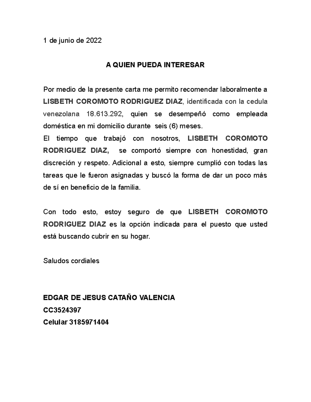 Modelo Carta De Trabajo A Quien Pueda Interesar Modelo De Bohr