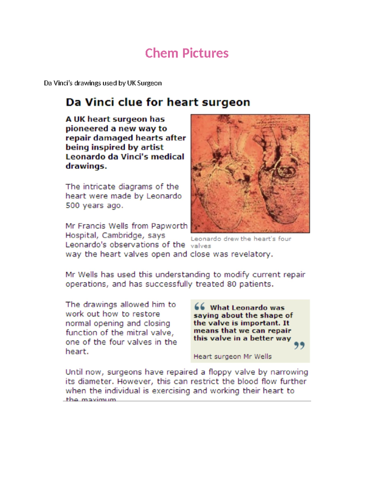 Chem Extra Pictures - final notes and diagrams chem 183 - CHEM-183 ...