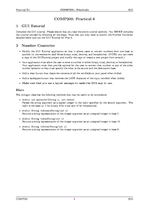 COMP200 - UKZN - Object-Oriented Programming - Studocu