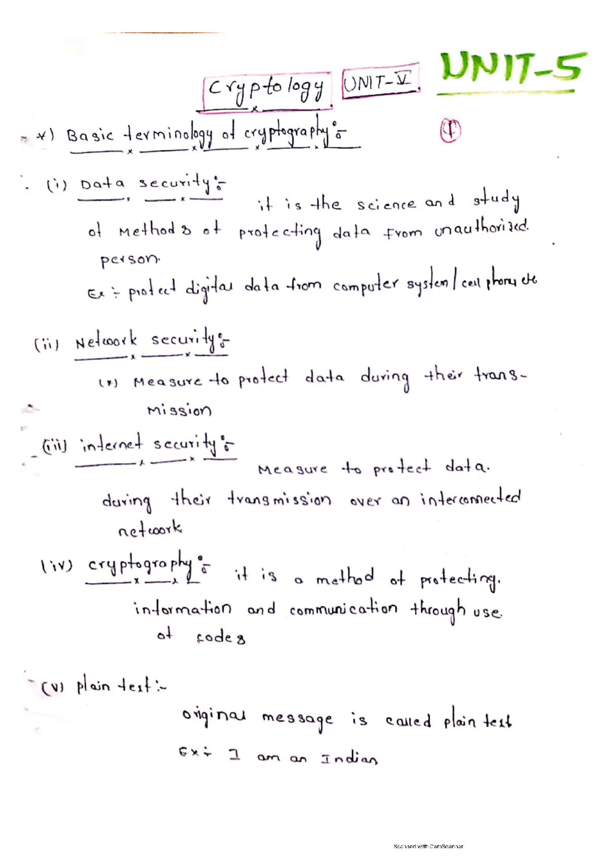 NTA Unit 5 - Nta - computer science - Studocu