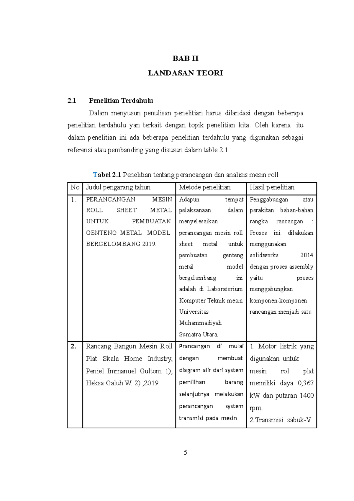 Materi Landasan Teori - BAB II LANDASAN TEORI 2 Penelitian Terdahulu ...