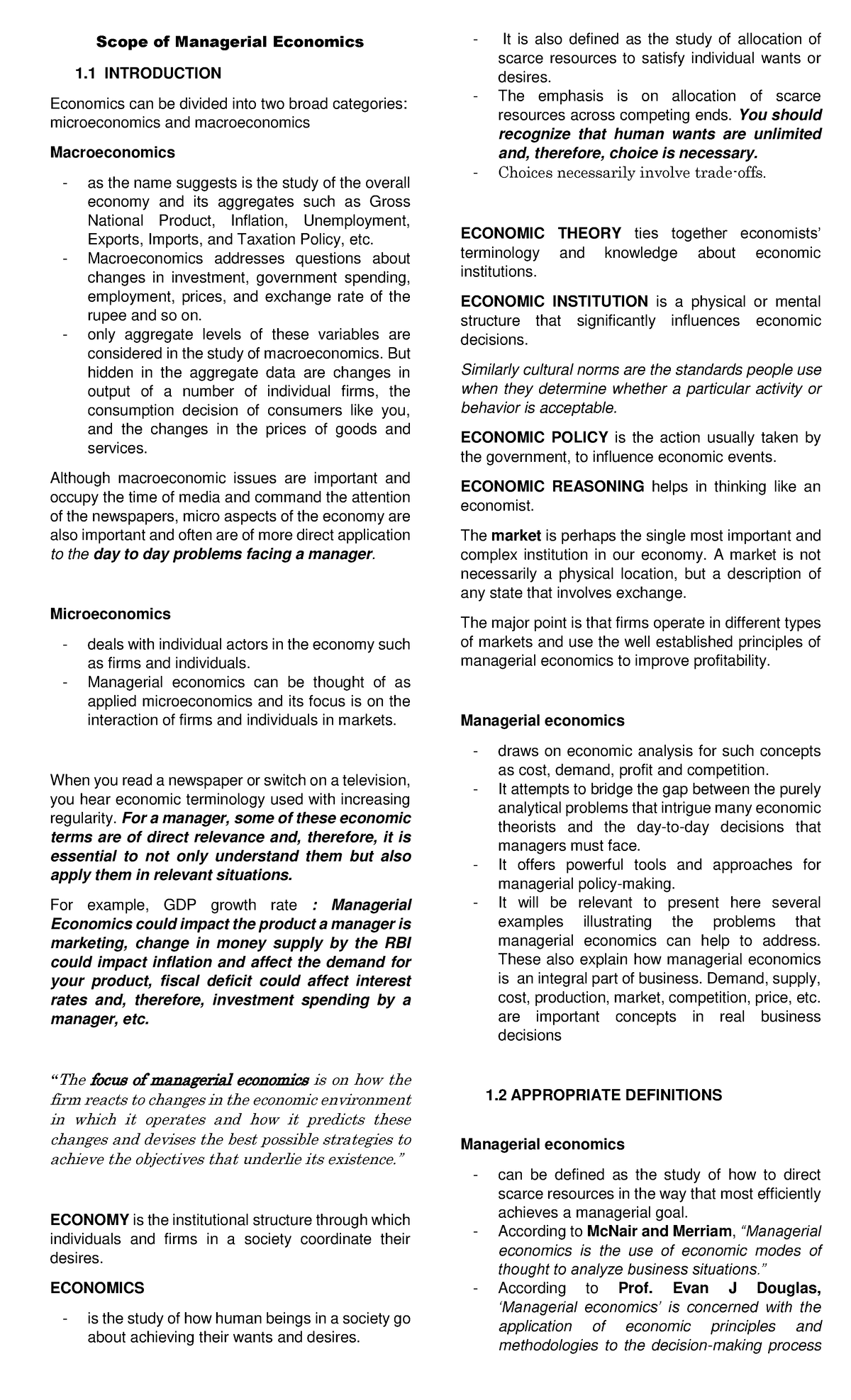 Lesson 3 Economics Scope Of Managerial Economics 1 INTRODUCTION lesson-3-economics-scope-of-managerial-economics-1-introduction