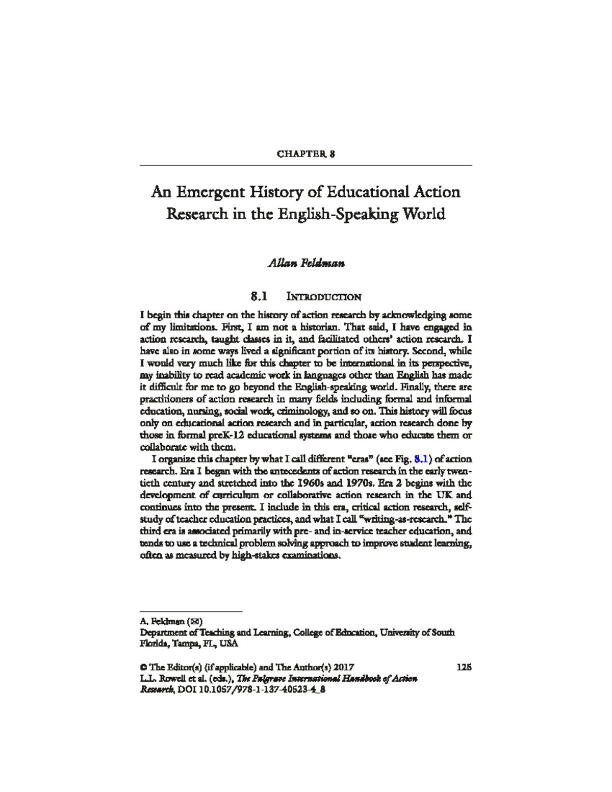 Defining Action Research On Dialogic Spaces for Constructing Shared Meanings - General Education ...