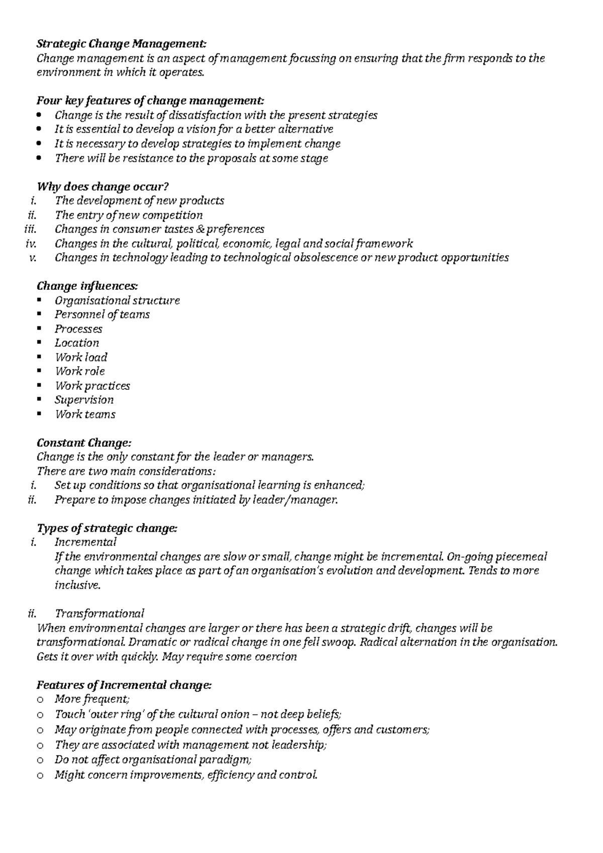 Strategic Change Management - Strategic Change Management: Change ...